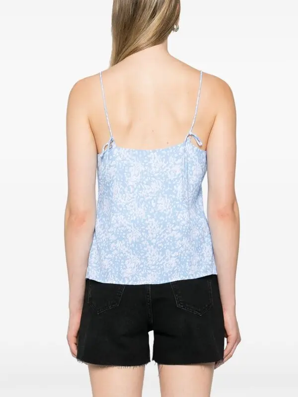 Calvin Klein Floral-print Crepe Blouse