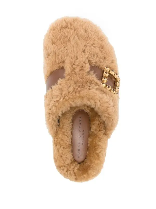 Roberto Festa Marcus Shearling Slippers