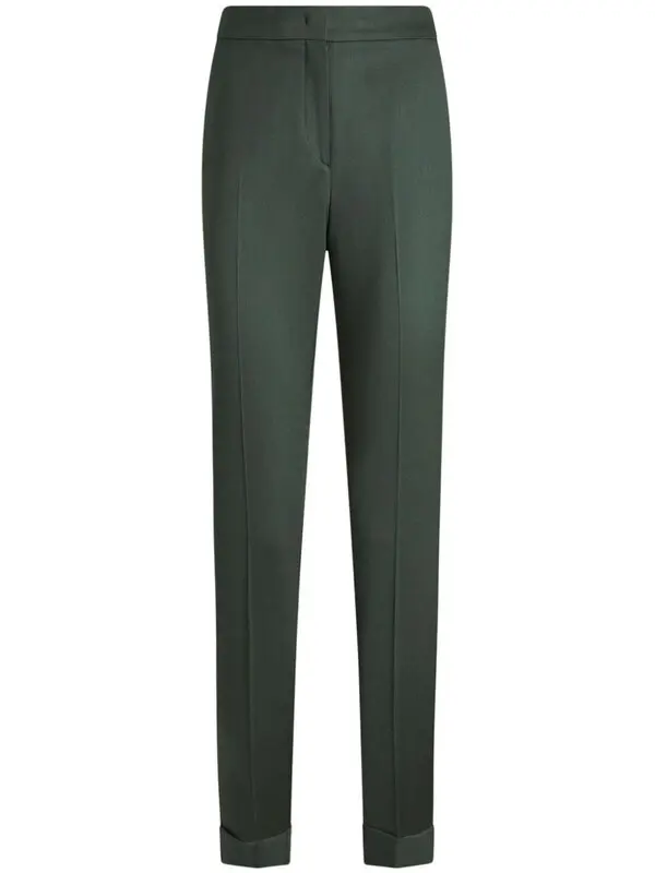 Etro Cropped Wool Trousers