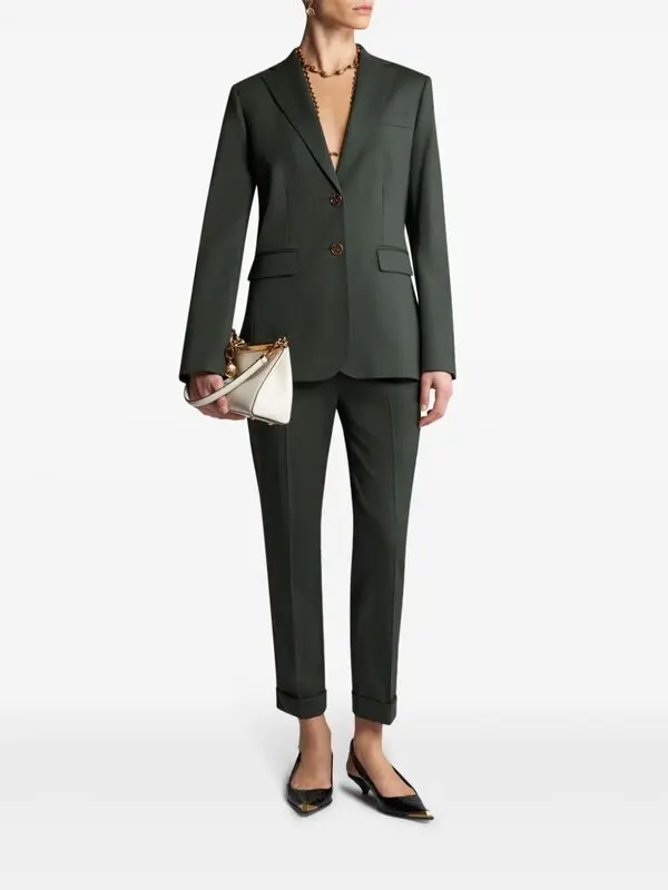 Etro Cropped Wool Trousers