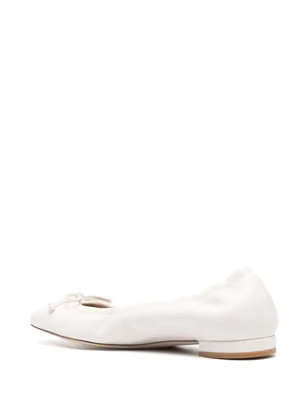 STUART WEITZMAN Bria Ballerinas - White