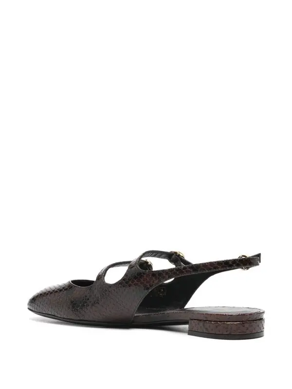 STUART WEITZMAN Benni Mj Slingback Ballerinas - Brown