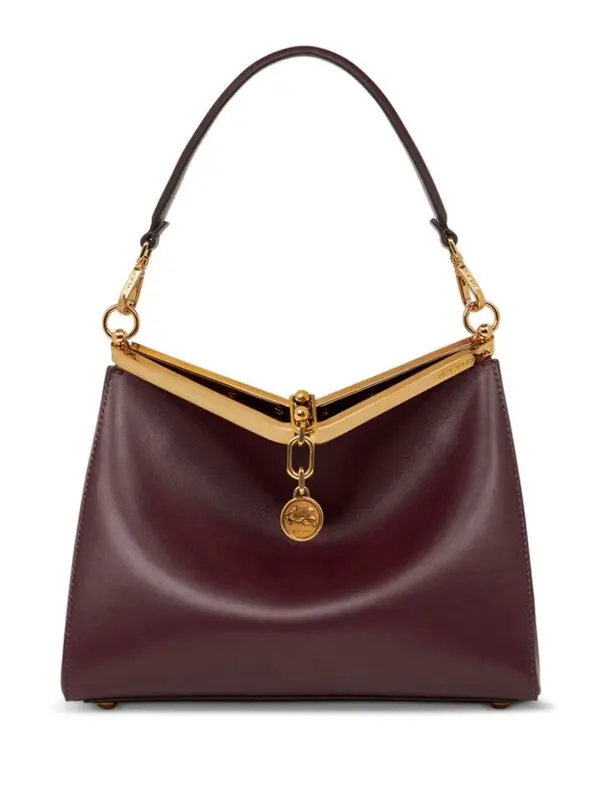 Etro Medium Vela Bag In Calf Leather - Red