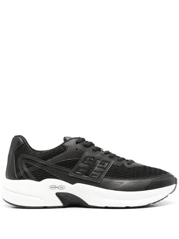 Givenchy Nftnty-52 Leather Sneakers - Black