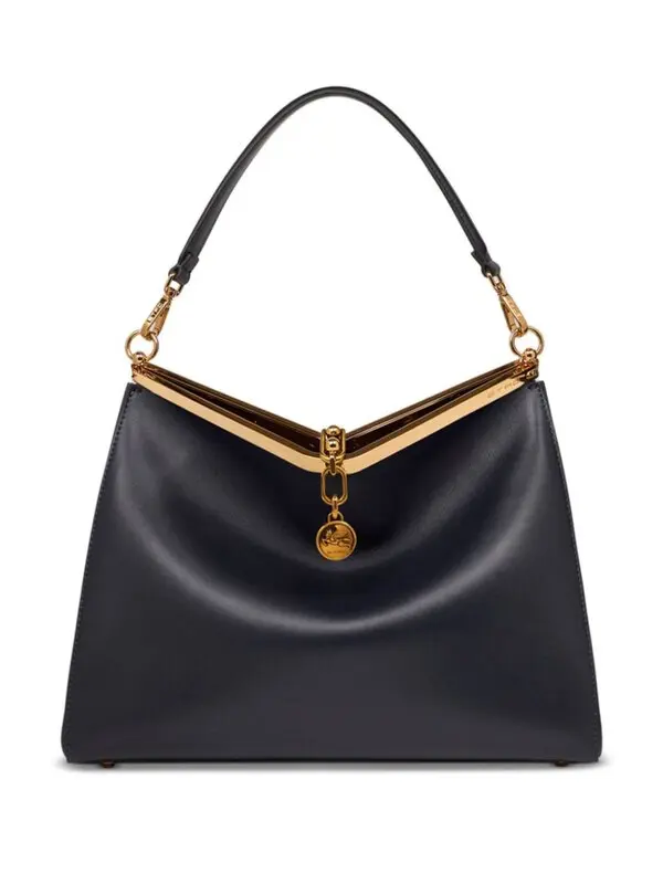 Etro Leather Vela Bag - Blue