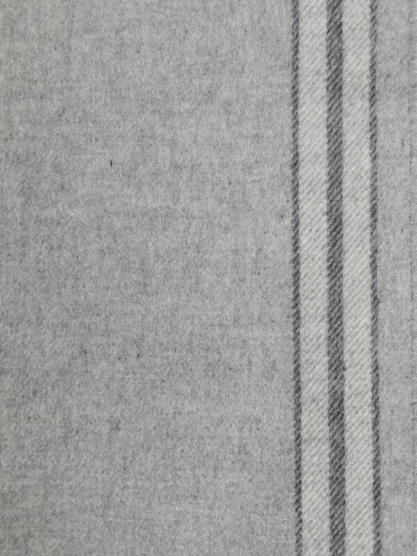 Brunello Cucinelli Silk Scarf - Grey