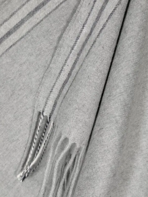 Brunello Cucinelli Silk Scarf - Grey