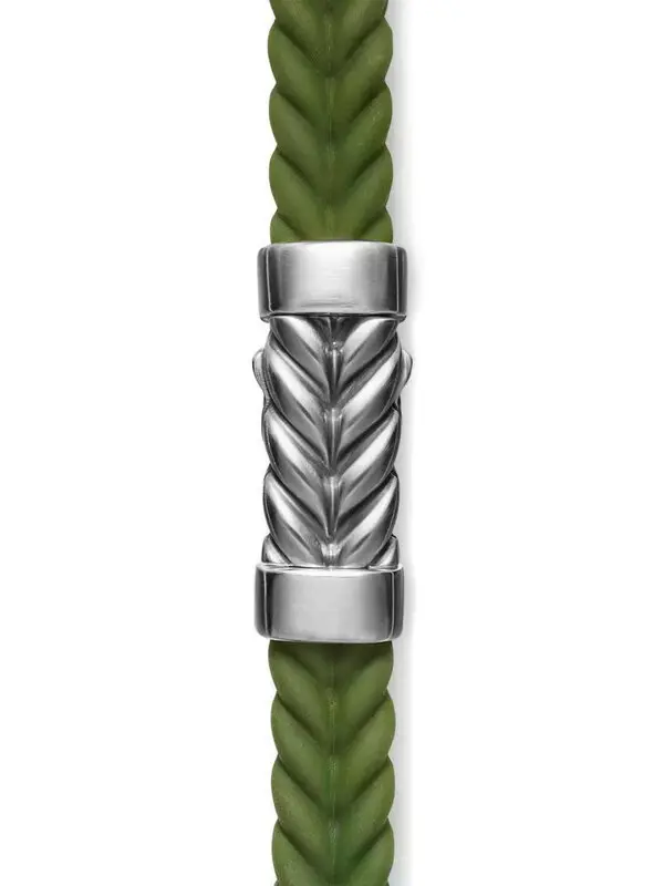 David Yurman Chevron Sterling Bracelet - Silver