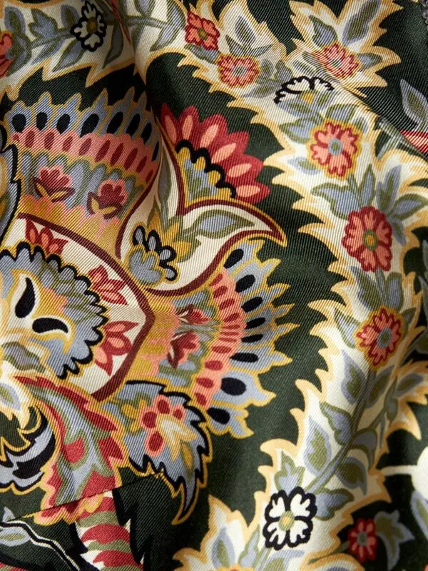 Etro Paisley-print Knitted Midi Dress