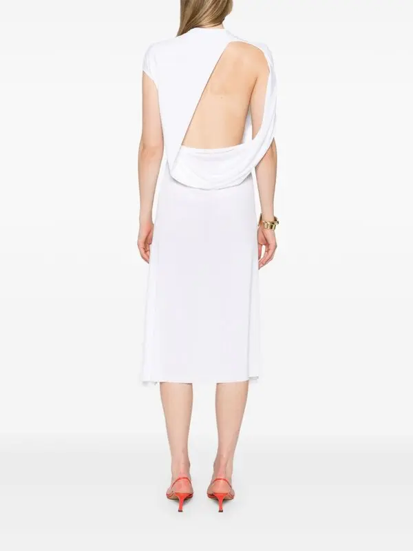 Jacquemus La Robe Salerno Midi Dress - White
