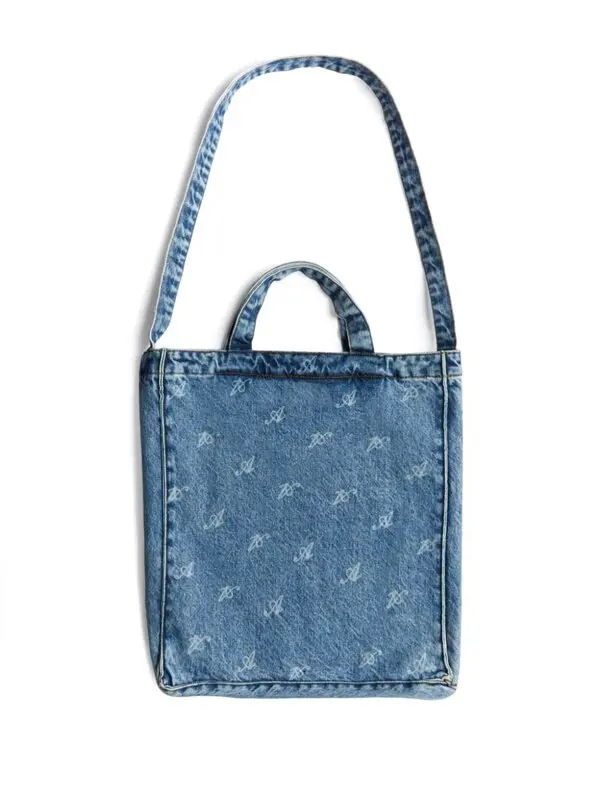 Axel Arigato Dune Script Denim Tote Bag