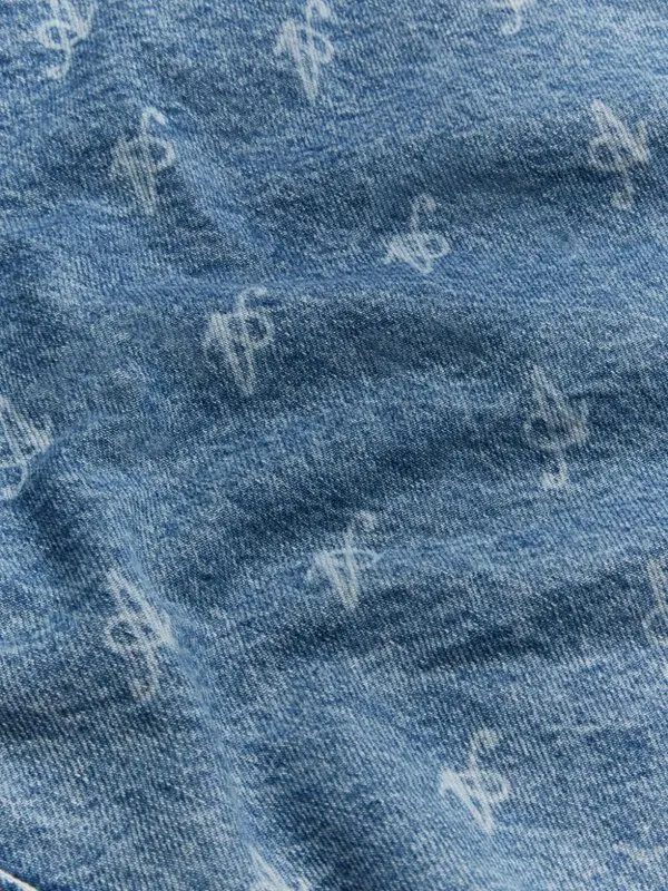 Axel Arigato Dune Script Denim Tote Bag