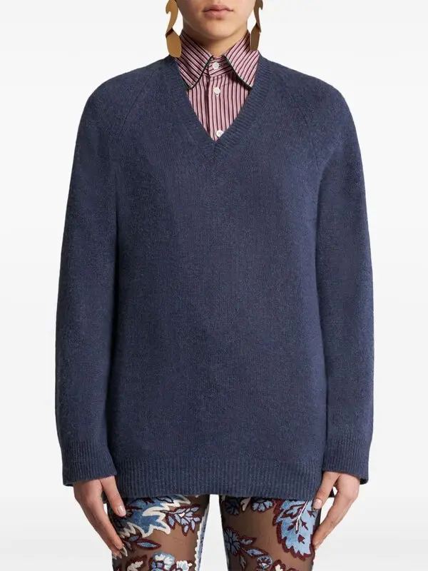 Etro Cashmere V-neck Sweater