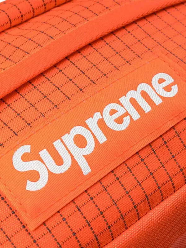 Supreme Box Logo Ripstop Waist Bag - Orange