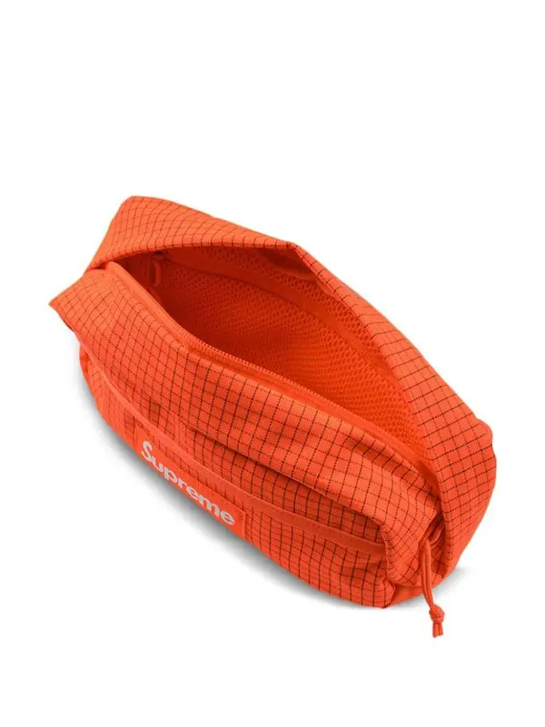 Supreme Box Logo Ripstop Waist Bag - Orange