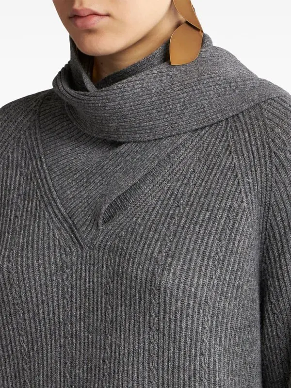 Etro Cashmere Scarf Sweater