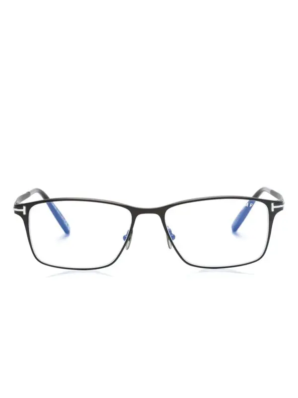 TOM FORD T-hinge Rectangle-frame Glasses - Black