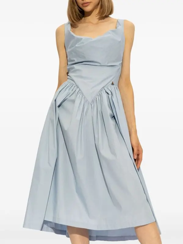 princess polly baby blue dress Vivienne Westwood Sunday Midi Dress - Blue