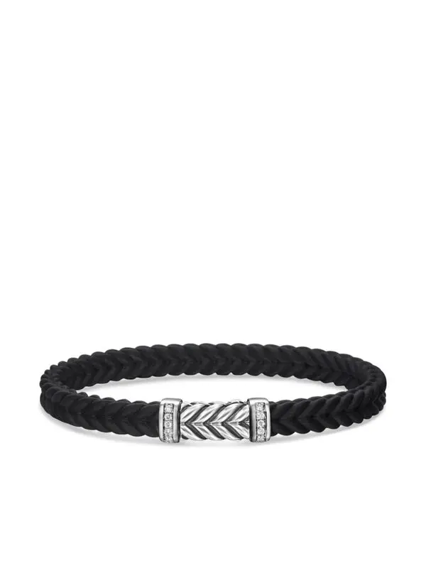 David Yurman Chevron Diamond Bracelet - Black