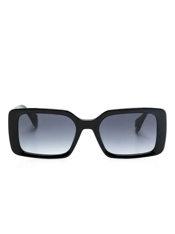 GIGI STUDIOS Rectangle-frame Sunglasses - Black