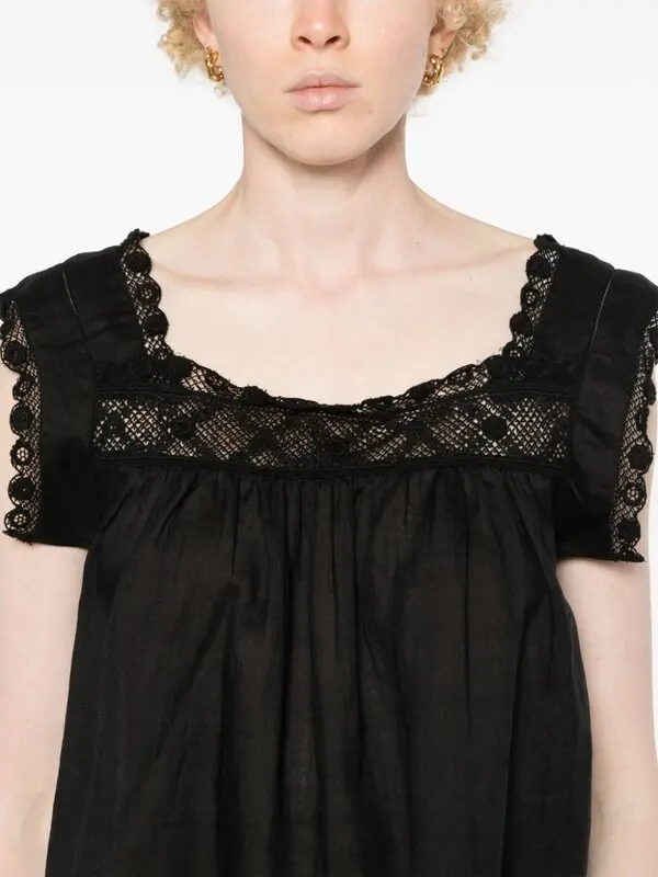 DÔEN Almadia Lace-trim Dress