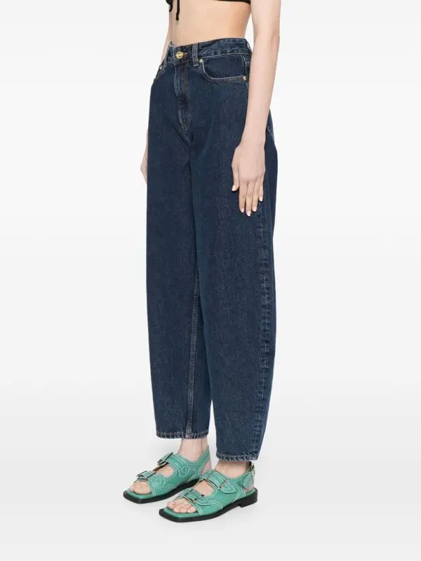 GANNI Organic Cotton Balloon Jeans