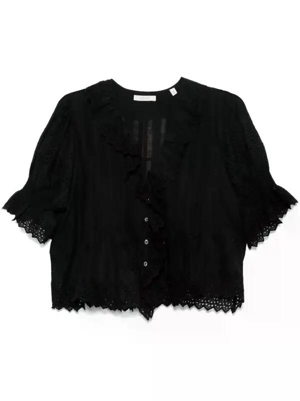 DÔEN Henri Blouse - Black