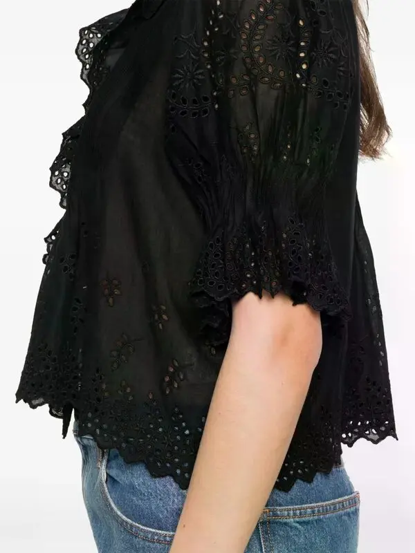 DÔEN Henri Blouse - Black