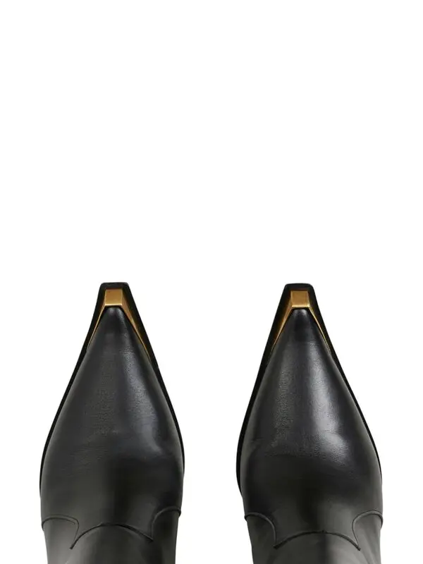 Etro Pointed-toe Leather Boots - Black