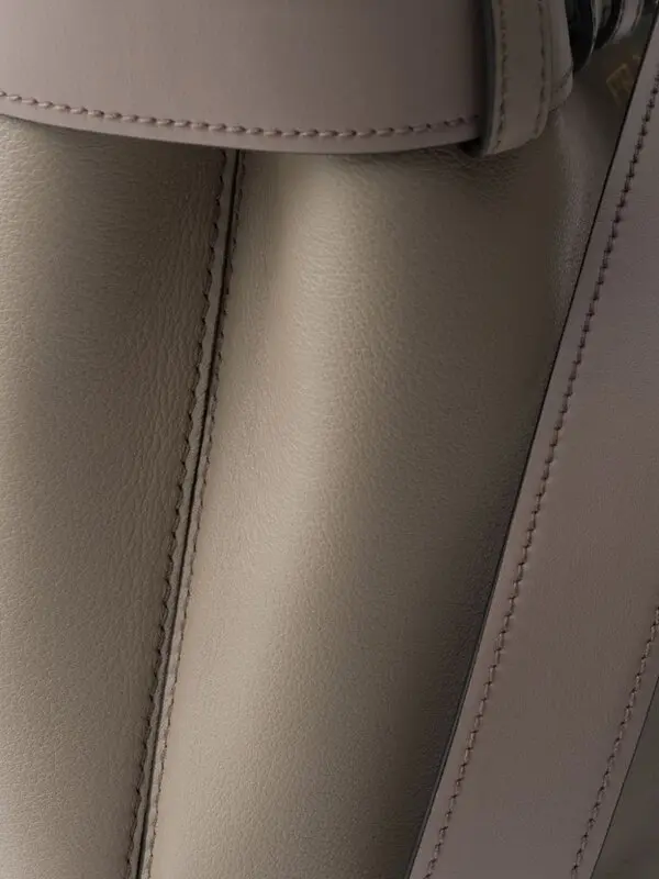 Prada Medium Buckle Tote Bag - Grey