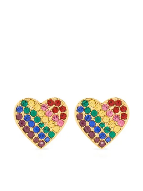 Kate Spade New York Heart-shaped Stud Earrings - Gold