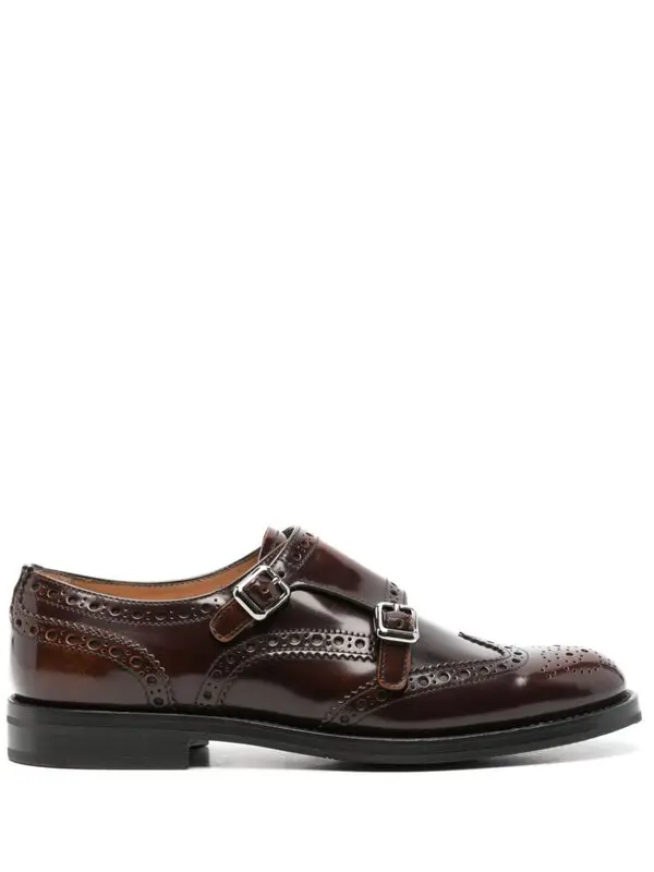 Church's Lana R Leather Monk Shoes - Brown