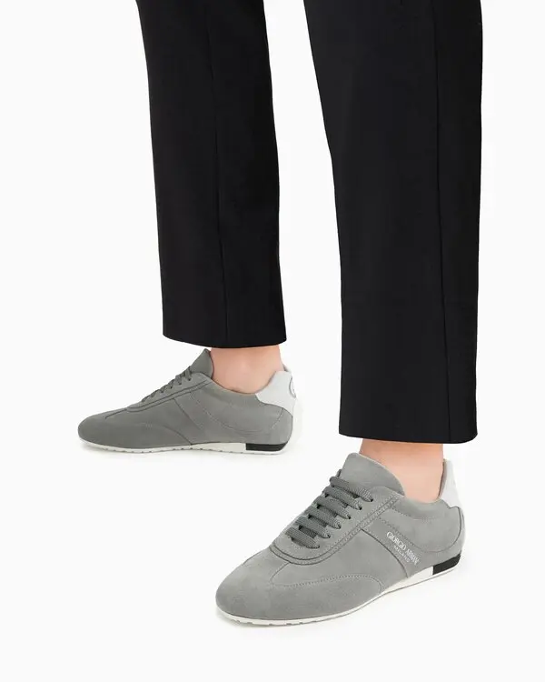 Giorgio Armani Suede Sneakers