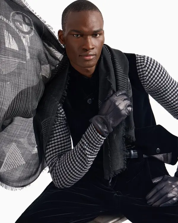 Giorgio Armani Single-pleat Velvet Cargo Trousers