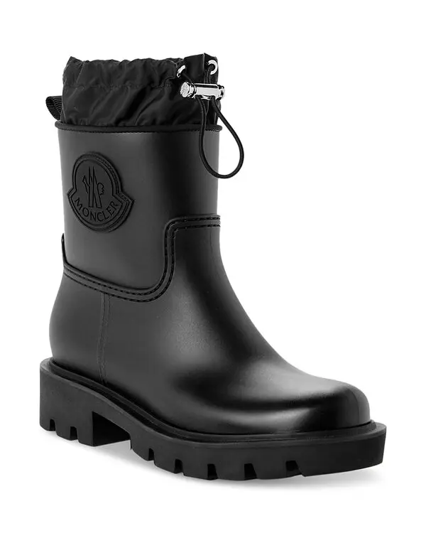 Moncler Kickstream Rain Booties - Black