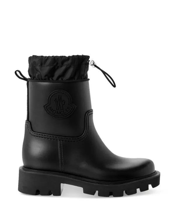 Moncler Kickstream Rain Booties - Black