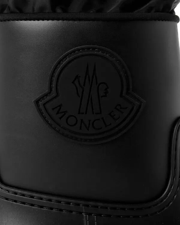 Moncler Kickstream Rain Booties - Black