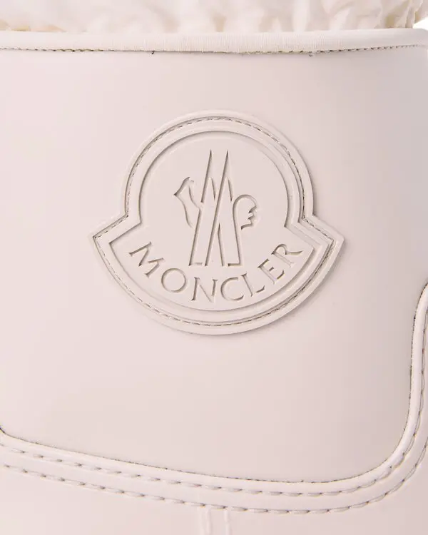 Moncler Kickstream Rain Booties - White