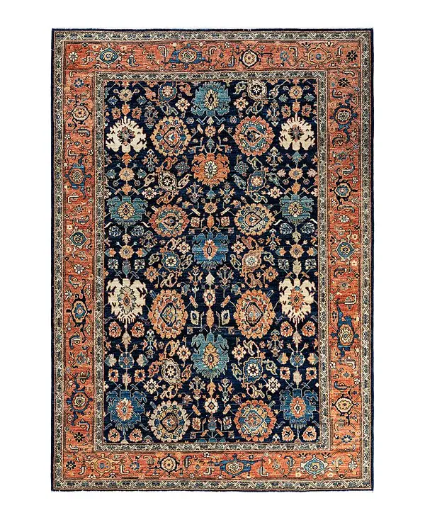 Bloomingdale'S Serapi M1992 Area Rug, 6'4 X 9'1 - Blue