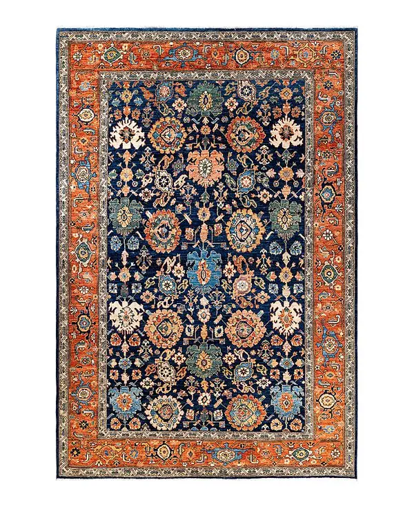 Bloomingdale'S Serapi M1992 Area Rug, 6'6 X 9'7 - Blue