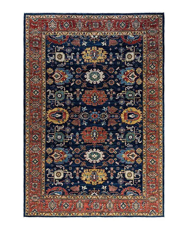Bloomingdale'S Serapi M1992 Area Rug, 6'1 X 8'10 - Blue