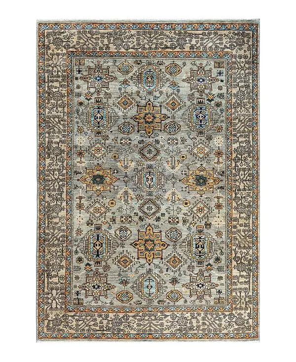 Bloomingdale'S Serapi M1992 Area Rug, 6'2 X 8'11 - Gray
