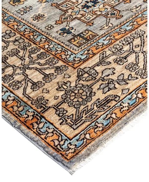 Bloomingdale'S Serapi M1992 Area Rug, 6'2 X 8'11 - Gray