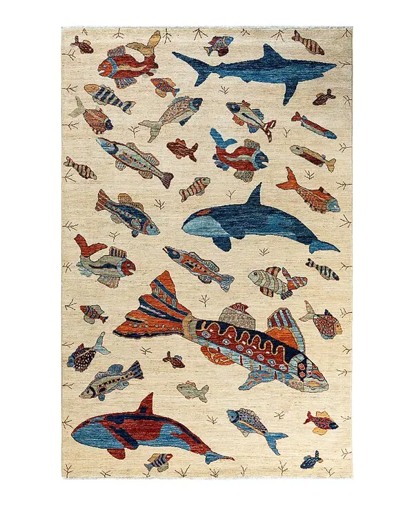 Bloomingdale'S Serapi M1992 Area Rug, 6'1 X 9'5 - Ivory