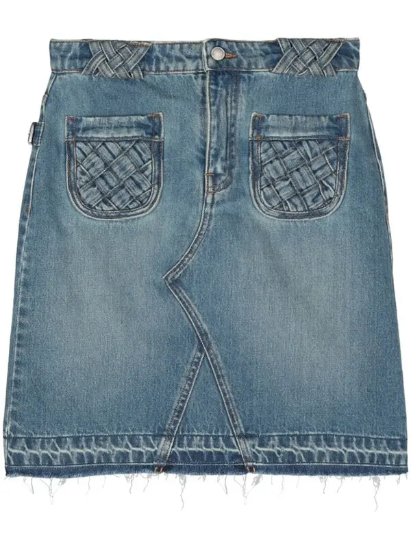 Zadig&Voltaire Jingle Denim Midi Skirt - Blue