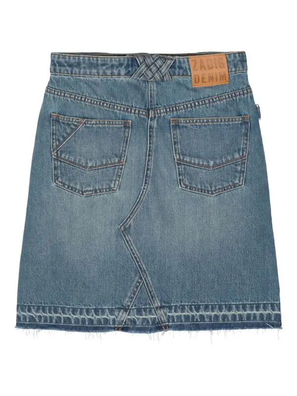 Zadig&Voltaire Jingle Denim Midi Skirt