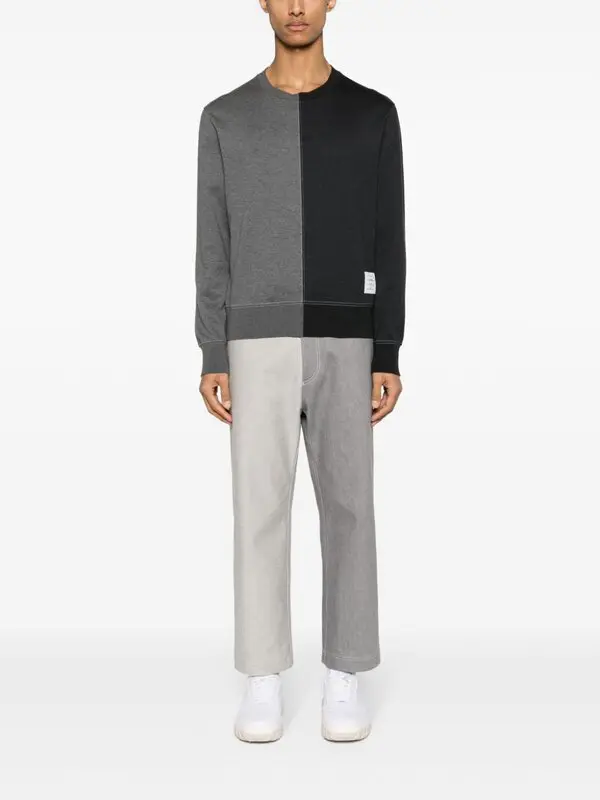 Thom Browne Colour-block Cotton Jumper