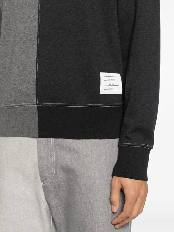 Thom Browne Colour-block Cotton Jumper