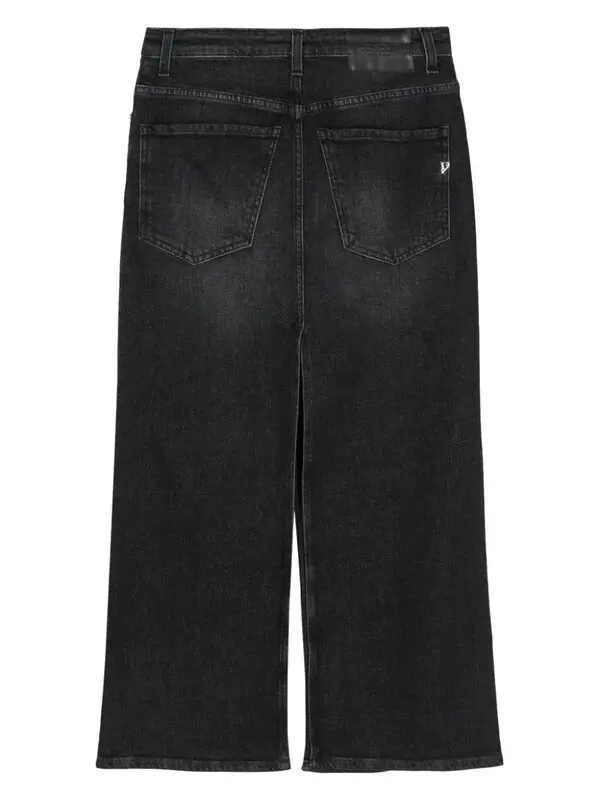 DONDUP Denim Midi Skirt - Black