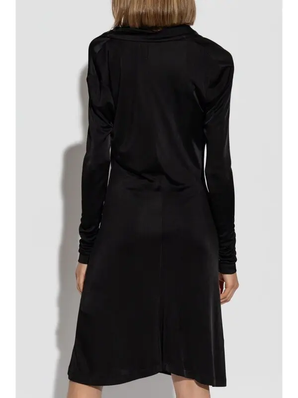 Helmut Lang Cowl-neck Dress